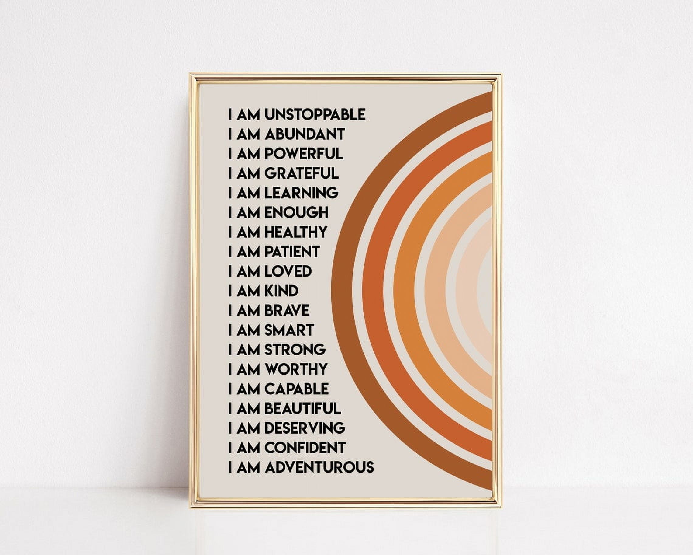 Kids Affirmations Print Kids Wall Art Affirmations For Kids Nursery ...