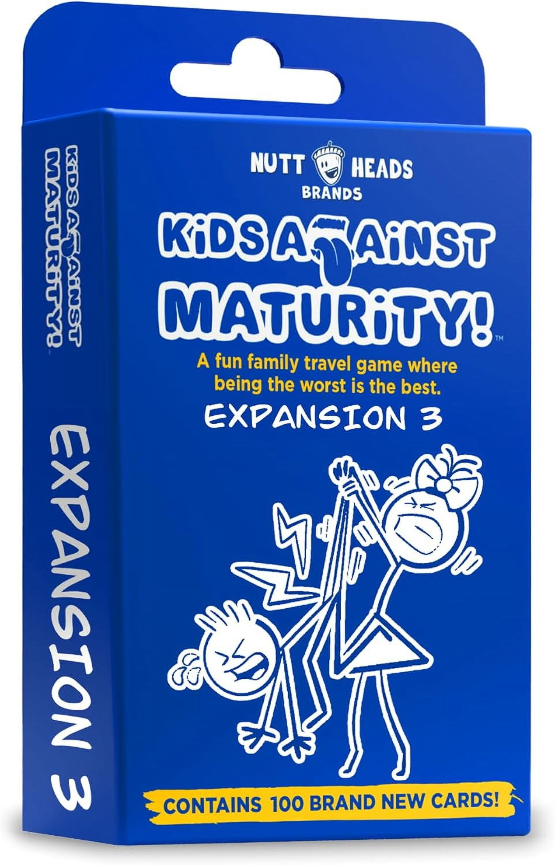 Kids Against Maturity Expansion Pack #3, Card Game for Kids and ...