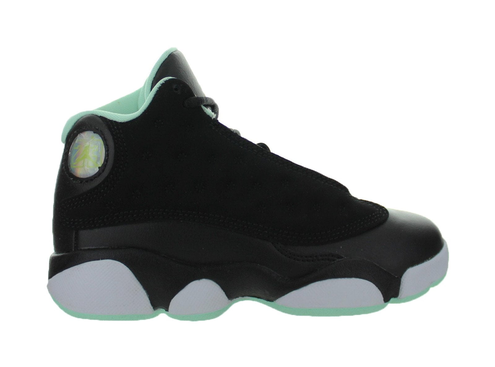 Kids Air Jordan 13 XIII Retro PS Mint Foam Black Metallic Gold 439669 ...