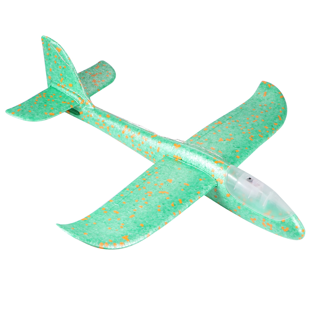 Kids Airplane Toy Hand Throw Aircraft Toys Full Body Lights EPP 48x48cm ...