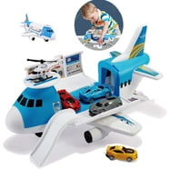 JUGAAD LIFE Airplane Toys for Kids, Bump and Go Action, Toddler Toy ...