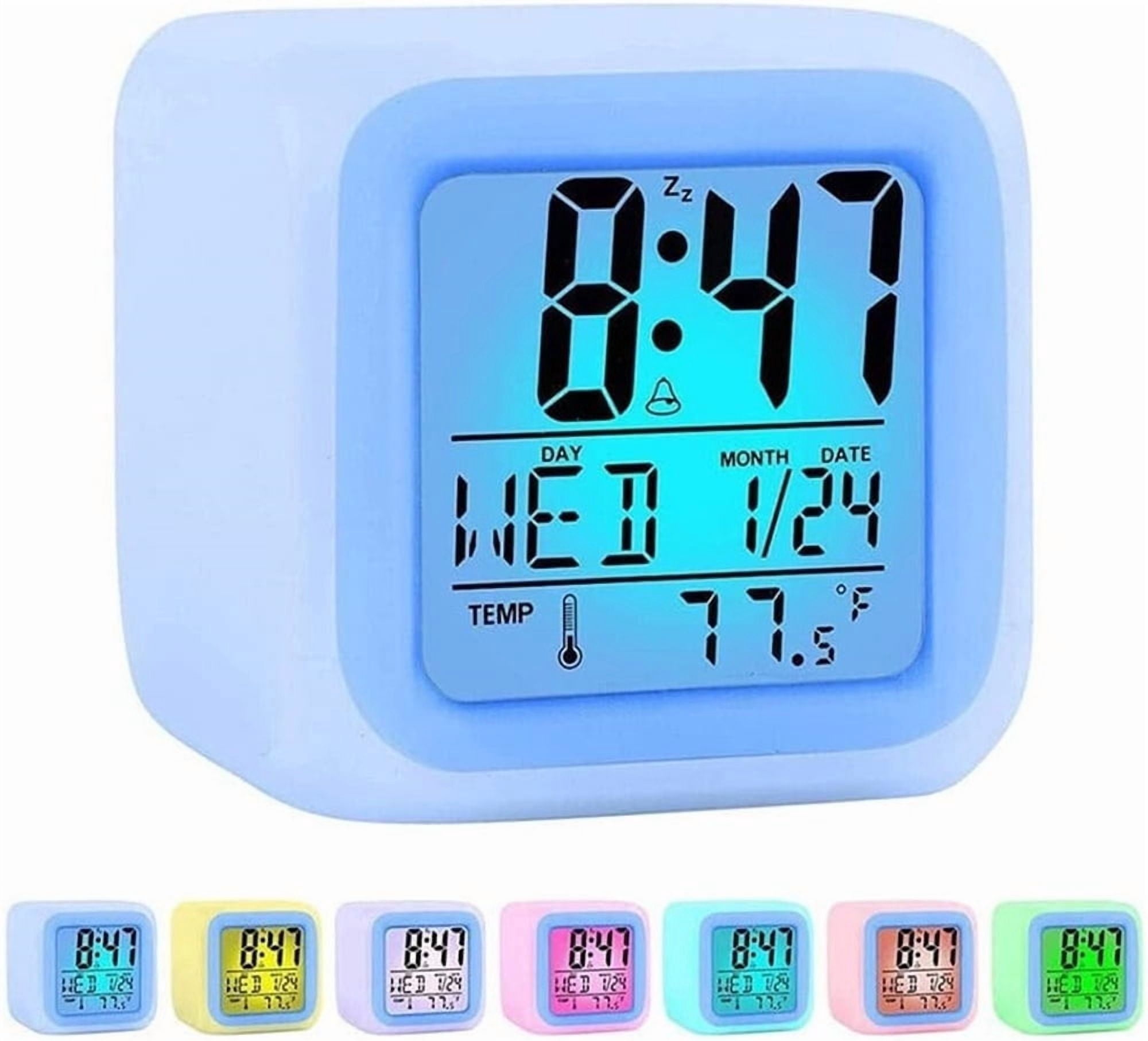 Triani Kids Alarm Clock, Digital Alarm Clock for Kids with Snooze, Wake ...