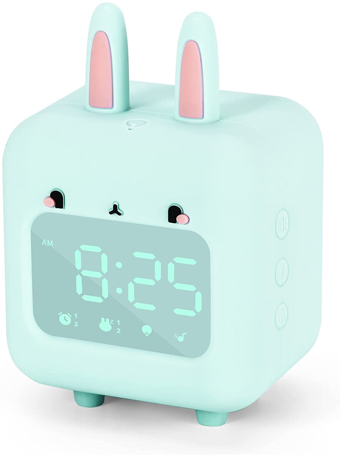 Kids Alarm Clock, Digital Alarm Clock for Kids, Cute Bunny Alarm Clock ...