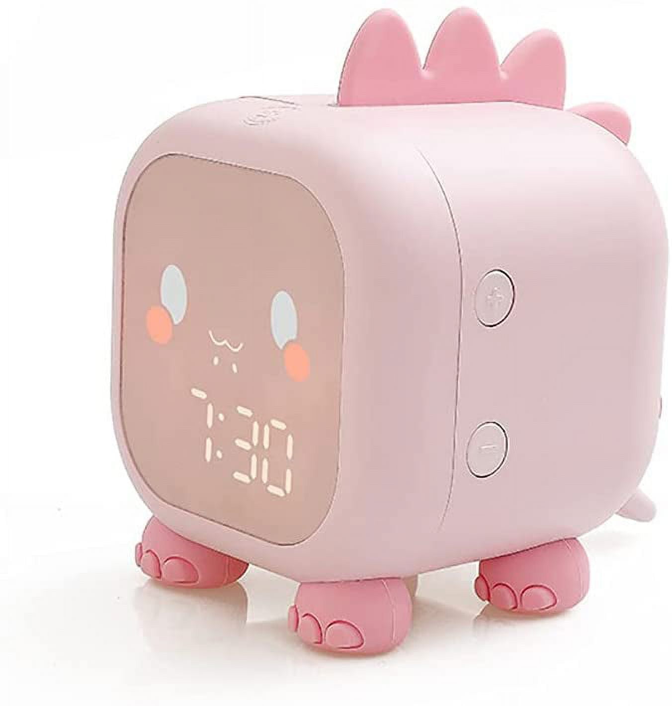 Kids Digital Alarm Clock for Kids Bedroom Cute Dinosaur Bedside Clock ...