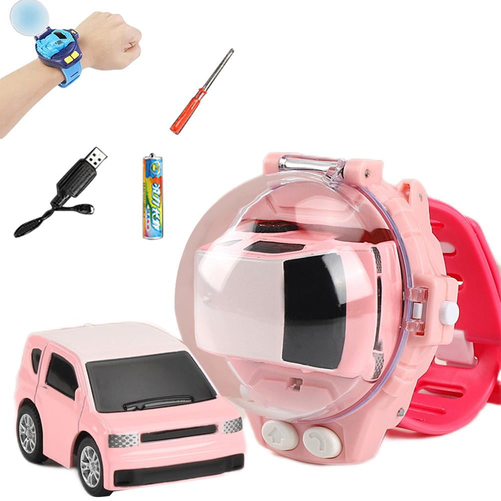 Kids Alloy Watch Remote Control Mini Car Toy 2.4 GHz RC Small Car Toy ...