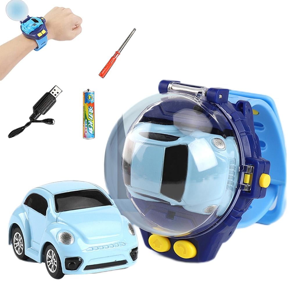 Kids Alloy Watch Remote Control Mini Car Toy 2.4 GHz RC Small Car Toy ...