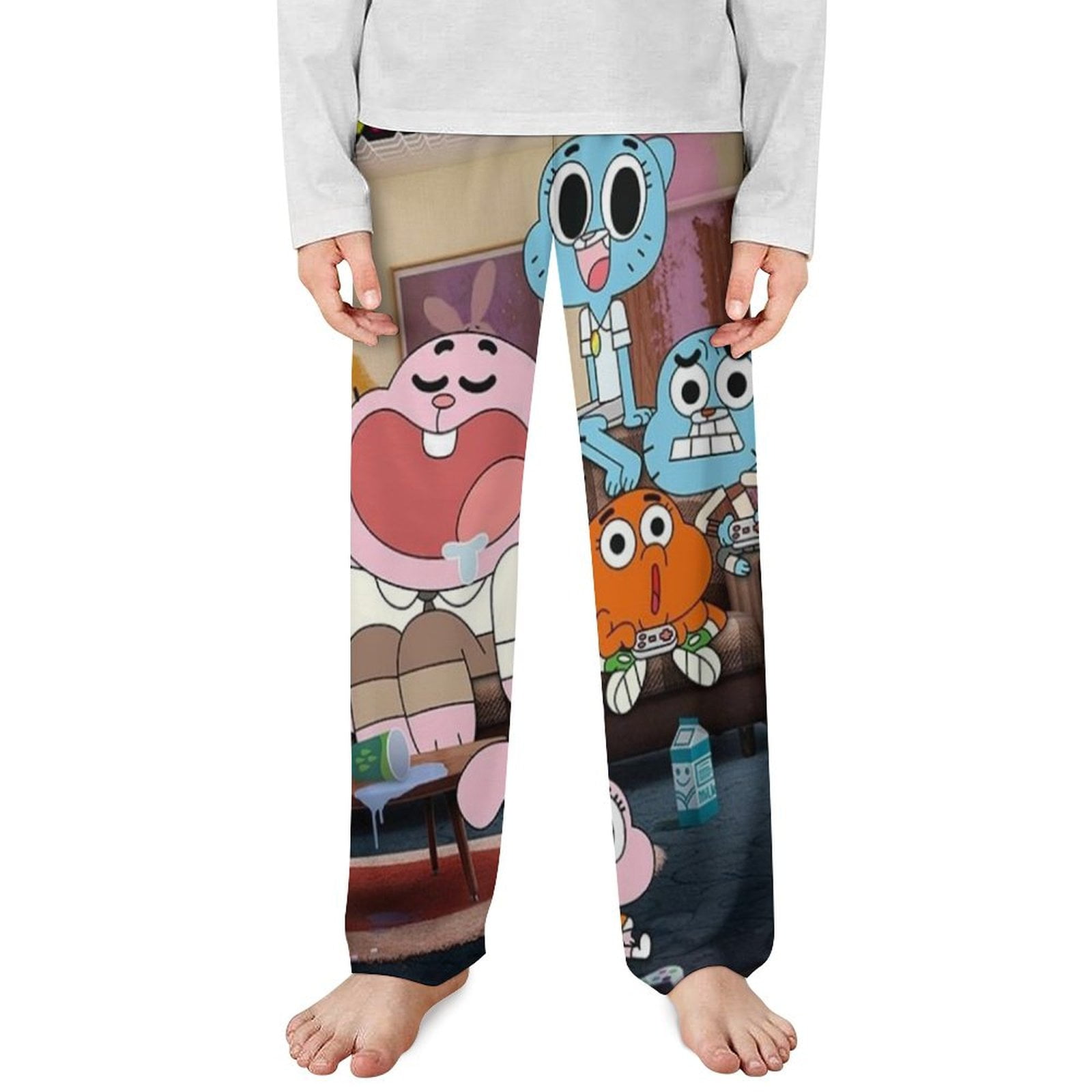 Kids Amazing World of Gumball Pajamas Pant Comfortable Drawstring ...