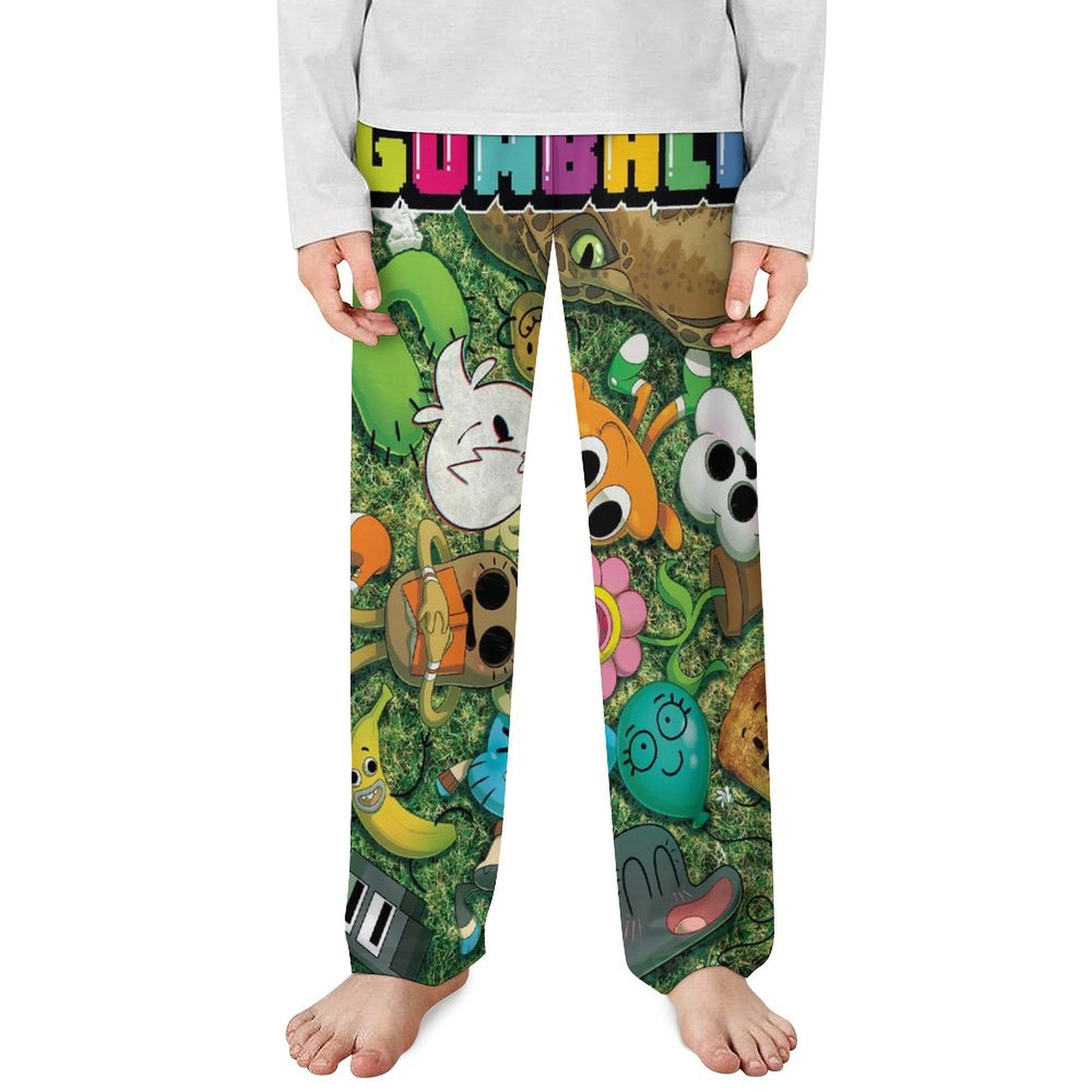 Kids Amazing World of Gumball Pajamas Pant Comfortable Drawstring ...