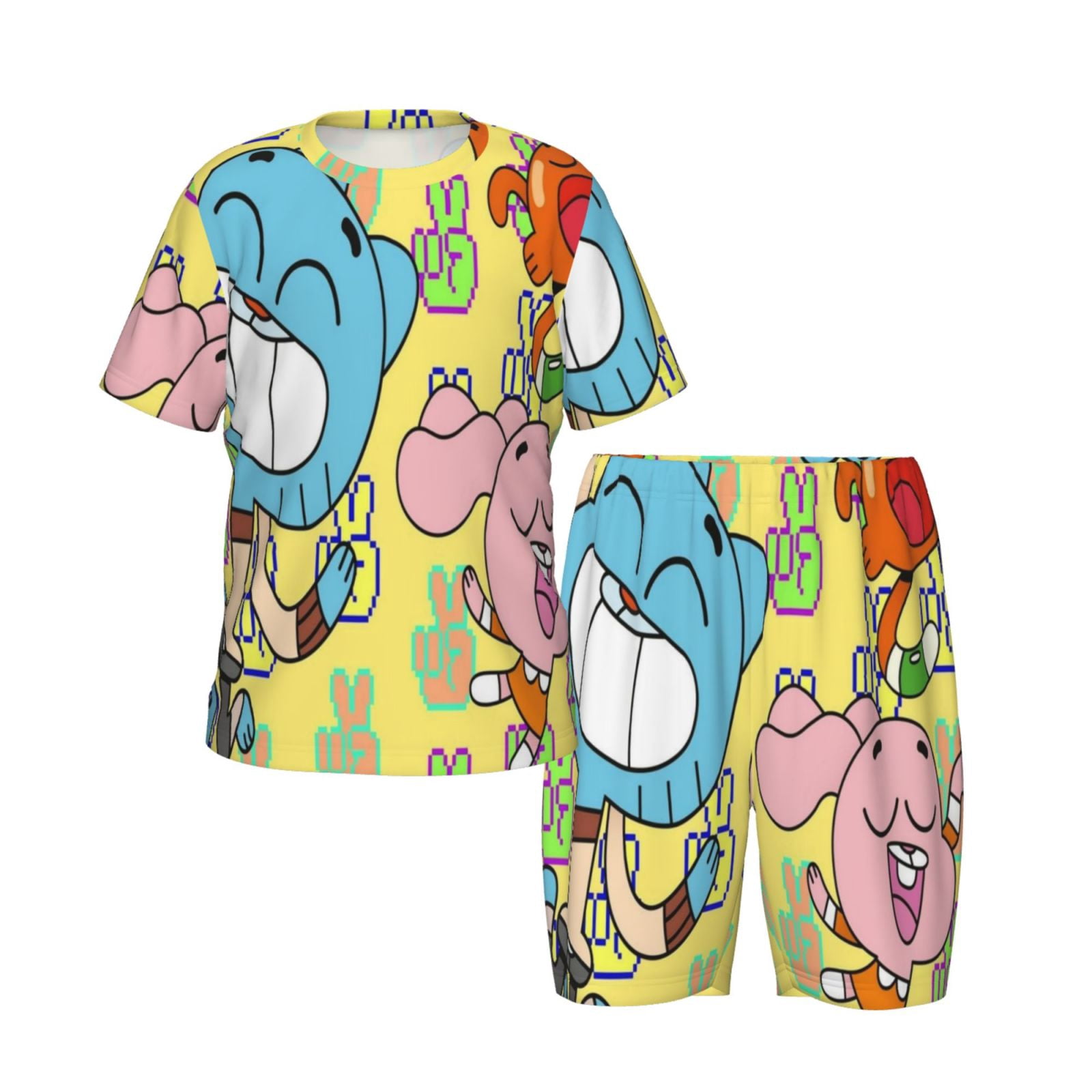 Kids Amazing World of Gum-bal T Shirts Set Cute Short Sleeve Pajamas ...
