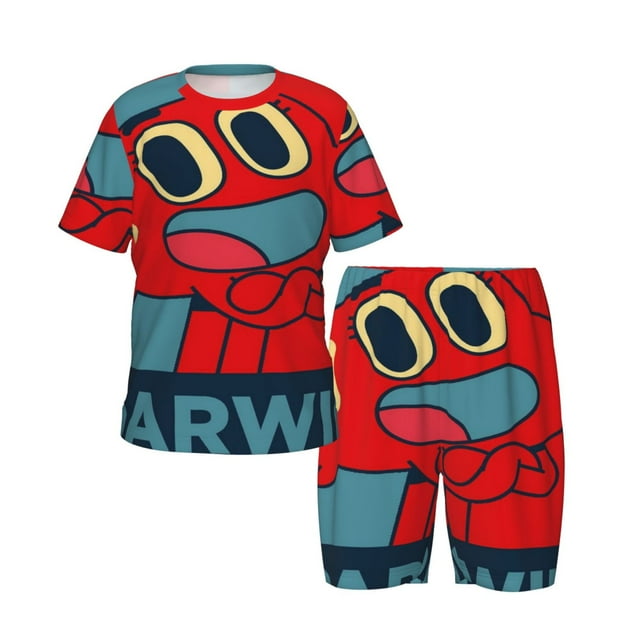 Kids Amazing World of Gumball T Shirts Set Cute Short Sleeve Pajamas ...