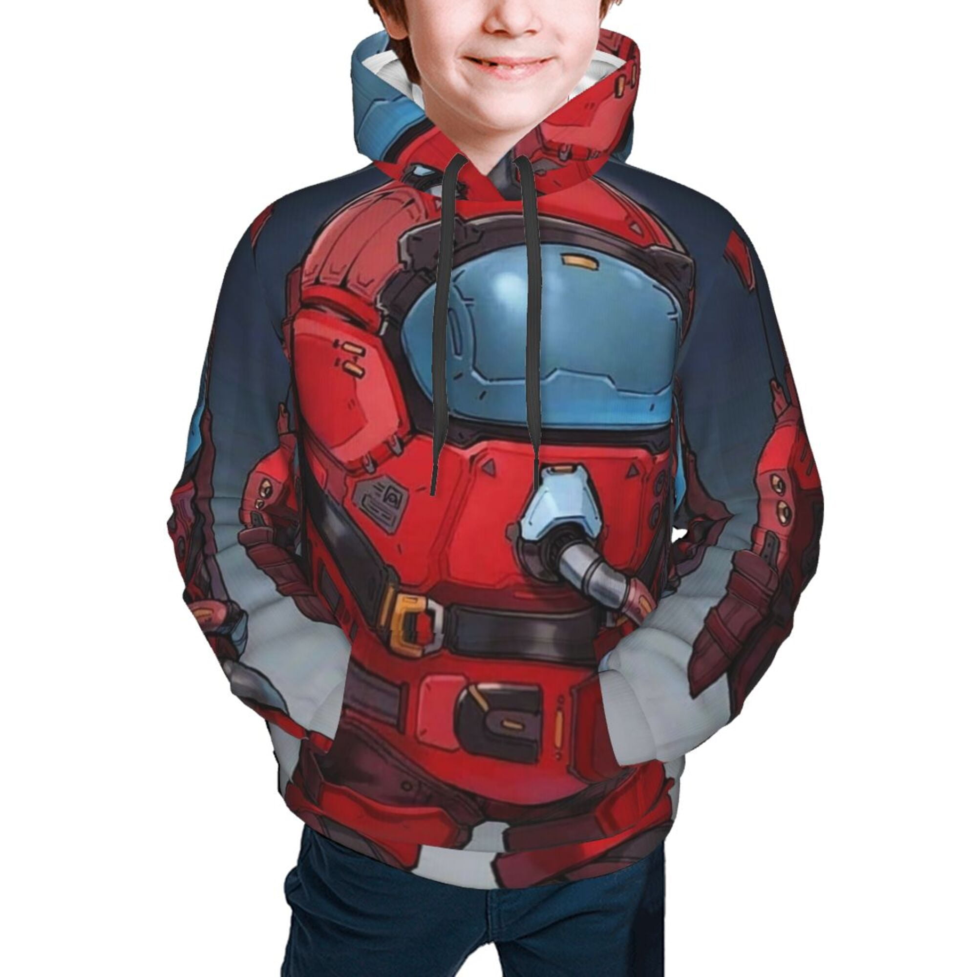 Kids Among Us Imposter Crewmate Hooded Sweatshirt 3D Pullover Hoodie ...