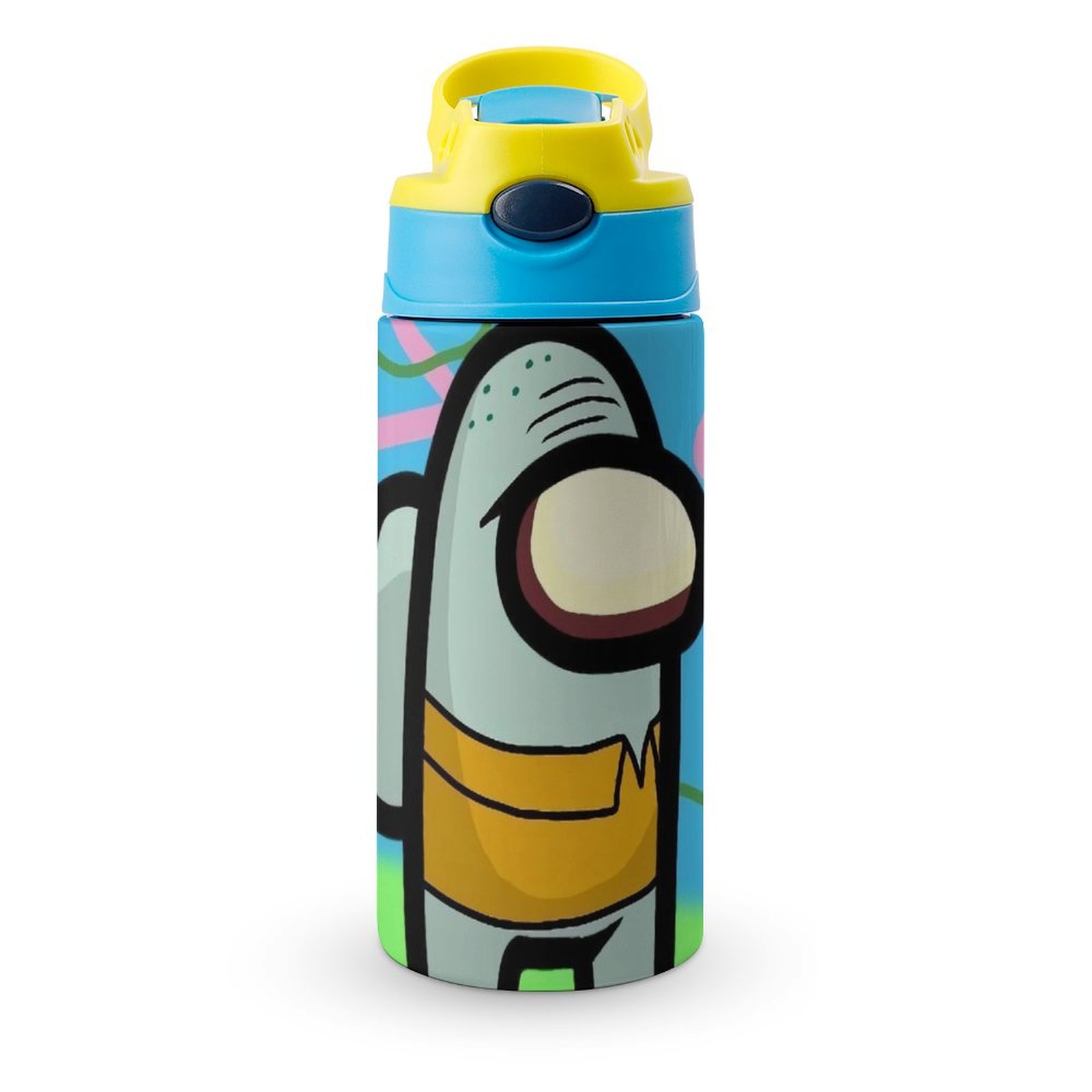 Kids Among Us MP Insulated Water Bottle - 12oz BPA-FREE Stainless Steel ...