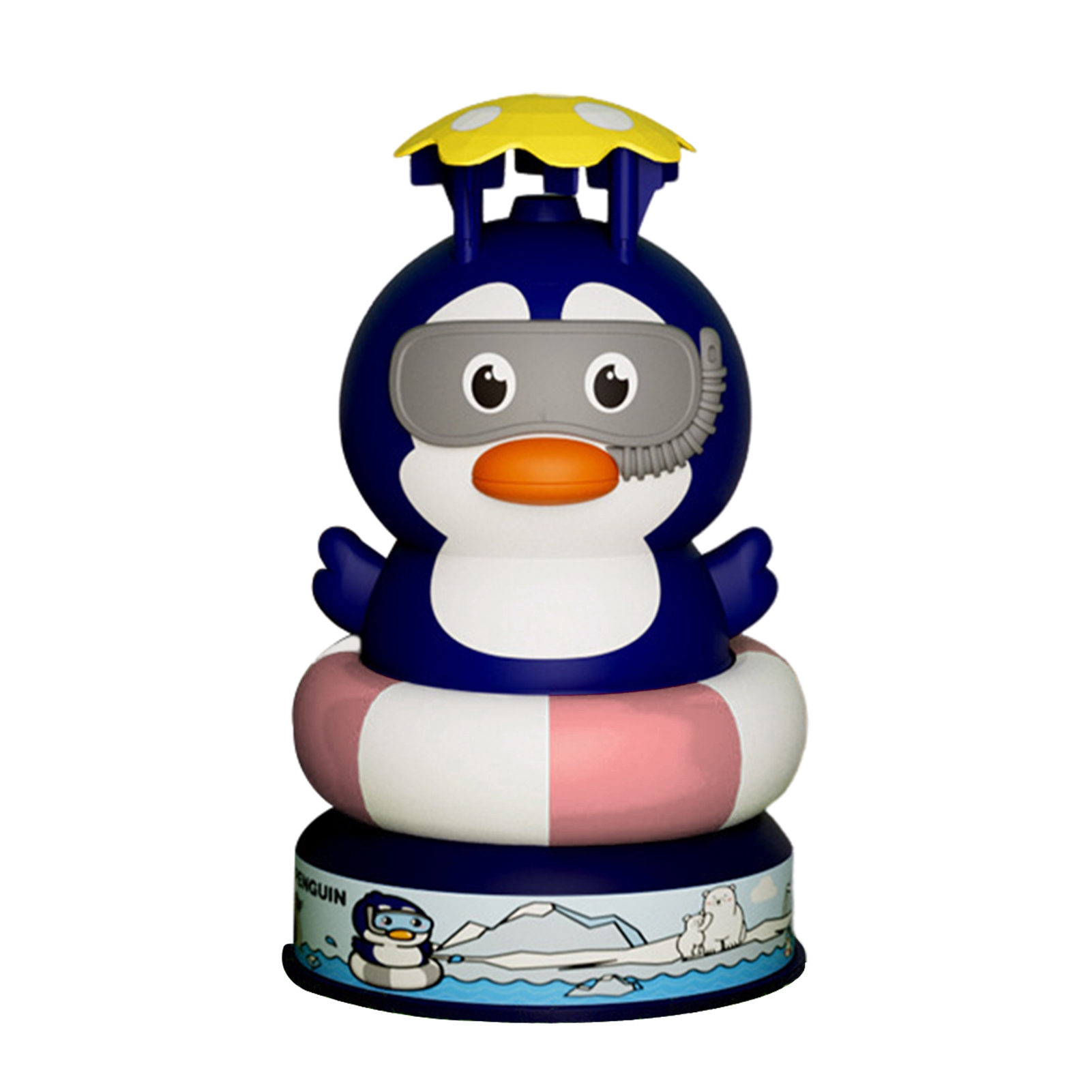 Kids Animal Rocket Sprinkler Toy 360 Degrees Rotation Summer Rocket ...