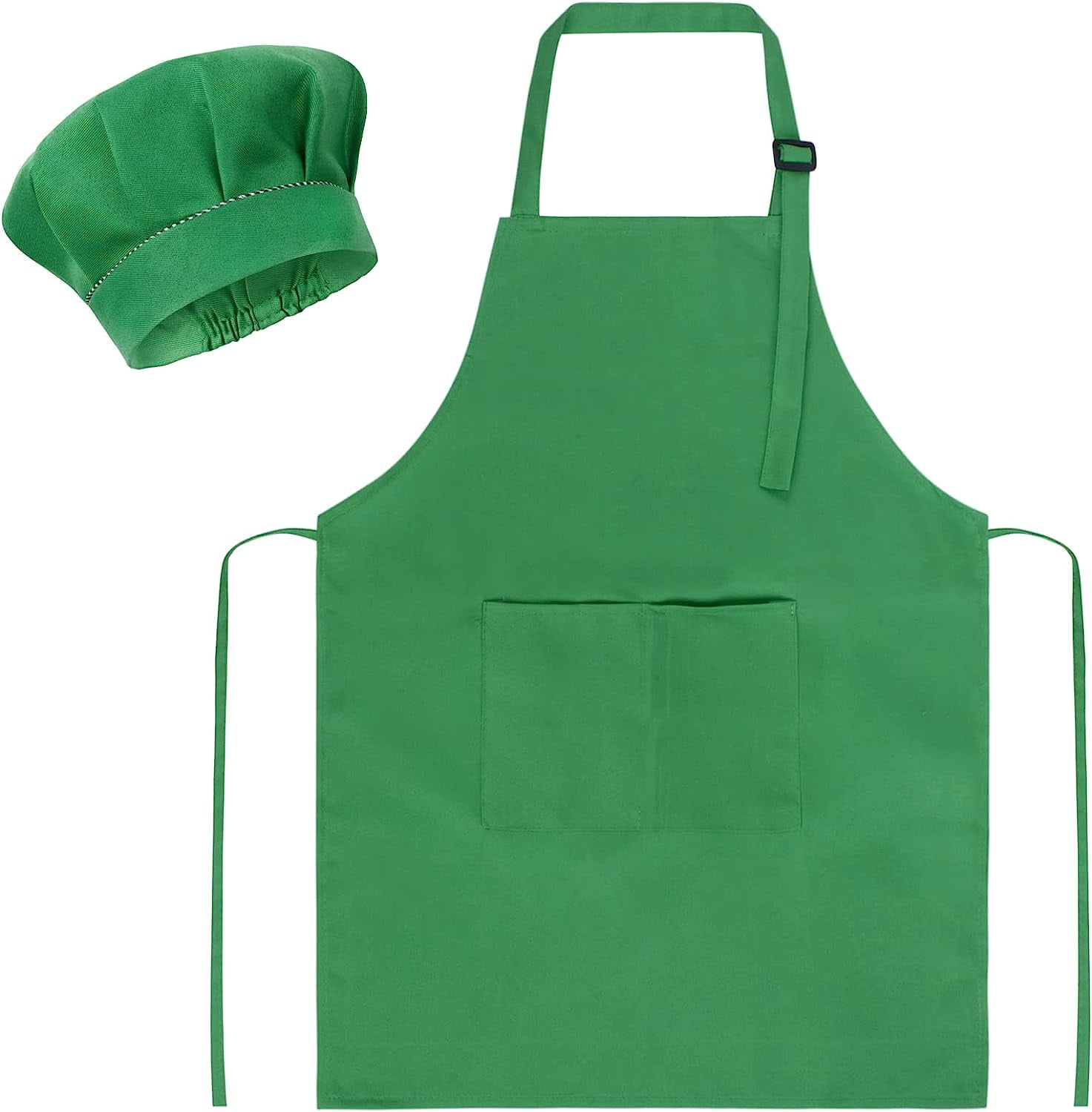 Kids Apron and Hat Set Children Chef Apron for Cooking Baking Painting ...