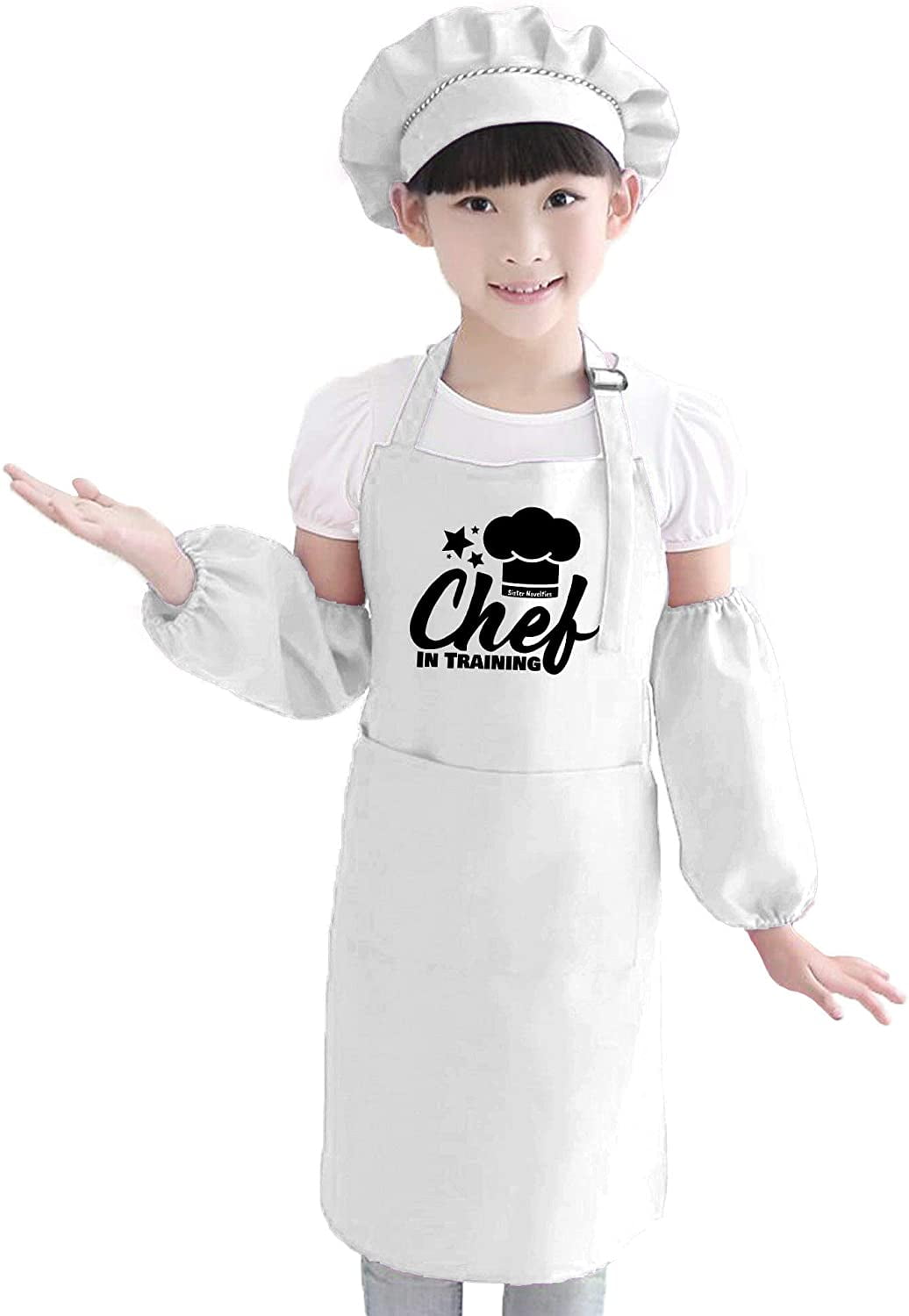Kids Aprons for Cooking and Baking - 4 Piece Set, Kids Aprons for ...