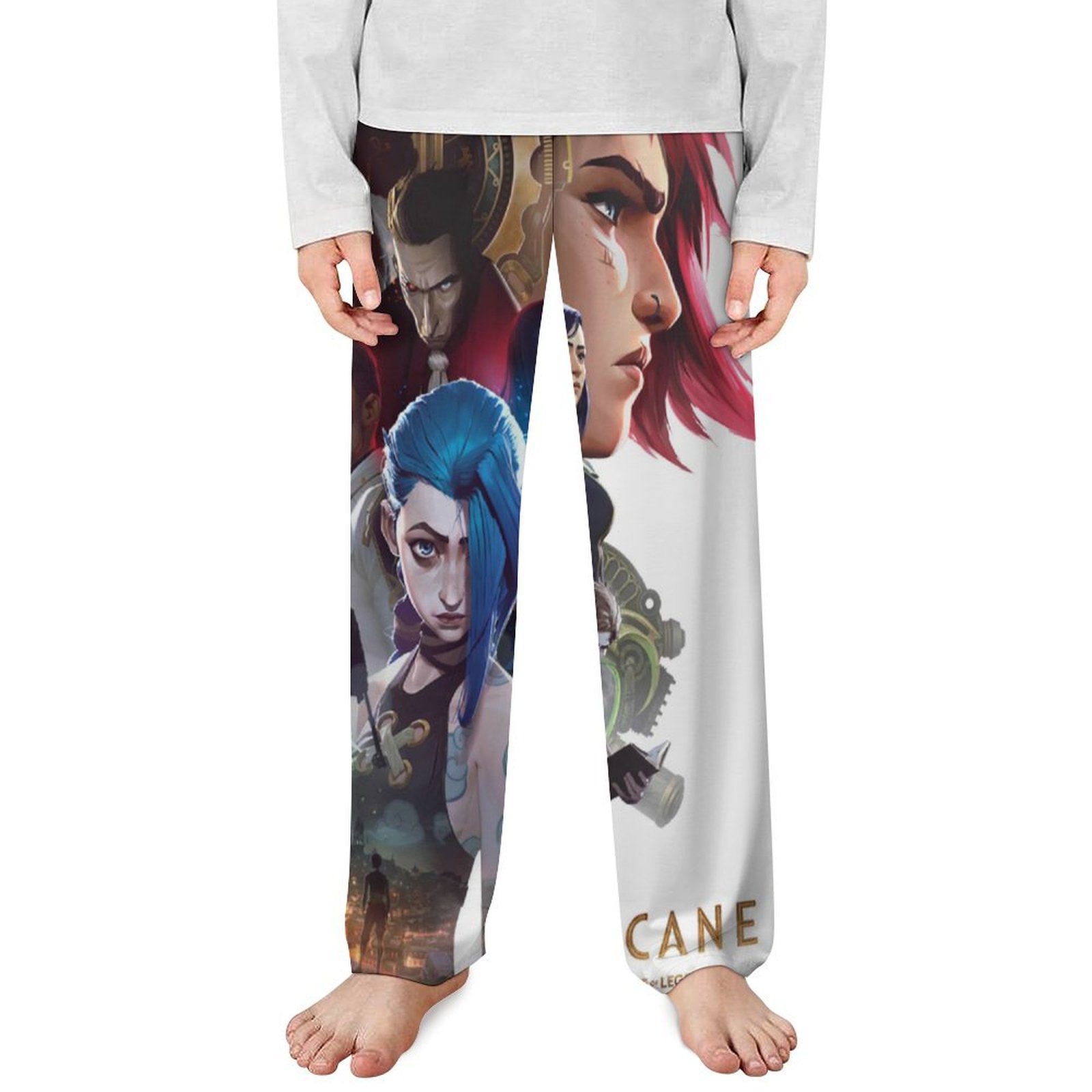 Kids Arc-Ane Pajama Pants Cartoon Long Pj Pants Cute Elastic Waist ...