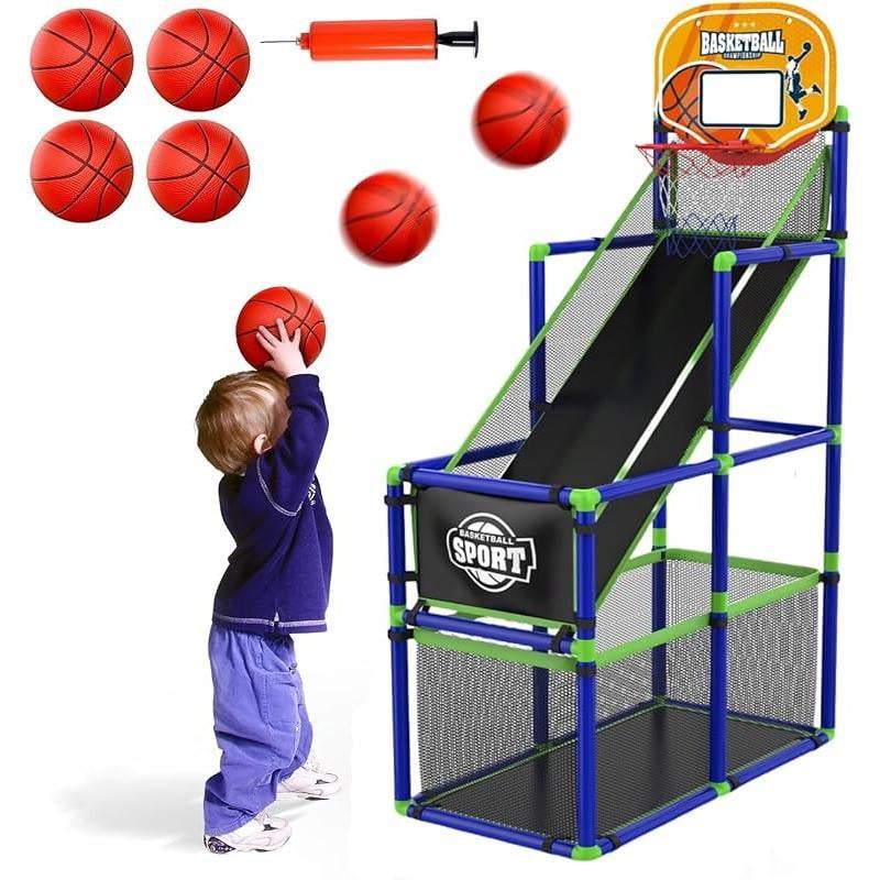 Kids Arcade Basketball Game with Electronic Scoreboard and Cheer Sounds ...