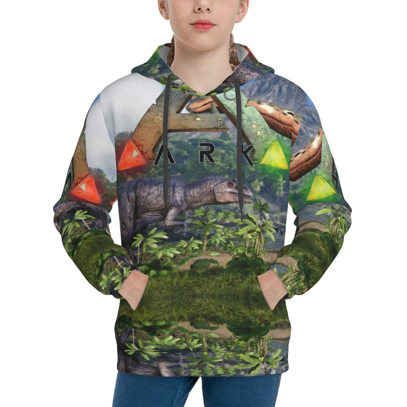 Kids Ark Survival Pullover Hoodie Realistic 3d Print Graphic Hooded ...