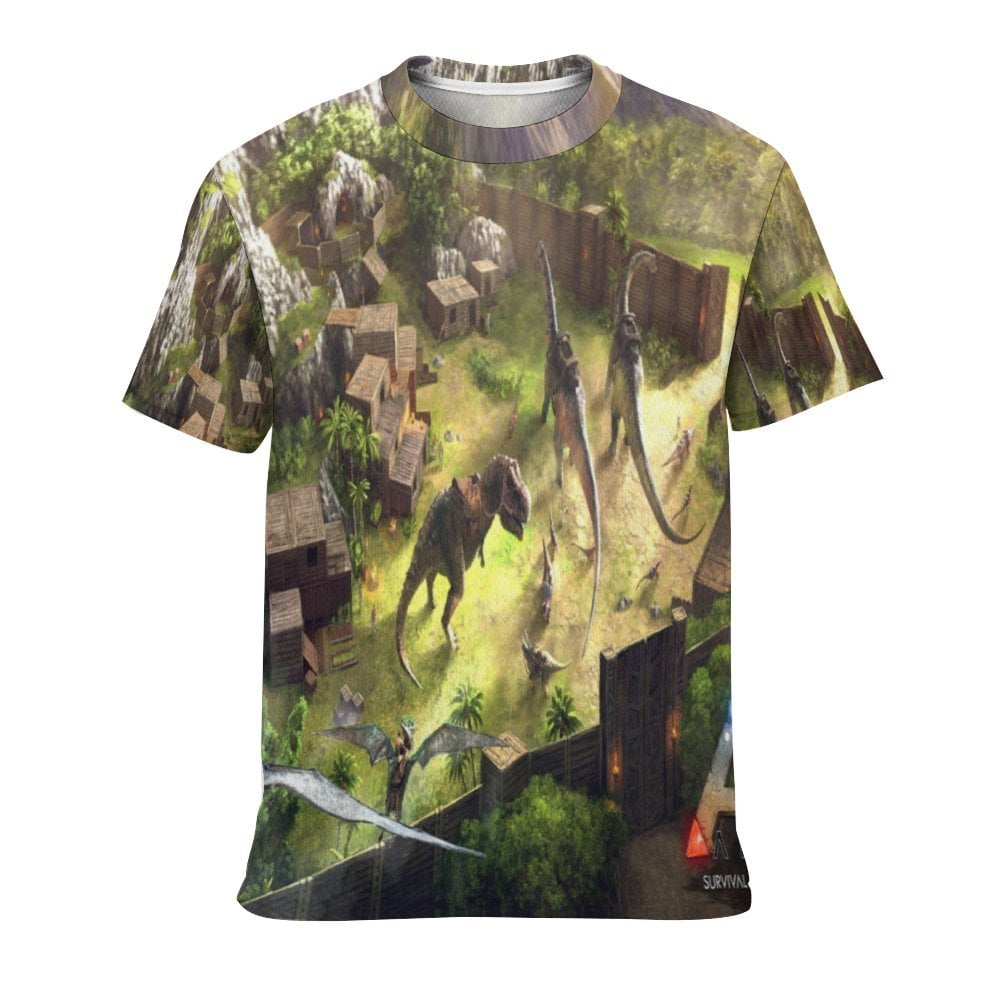 Kids Ark Survival T Shirts Cartoon Shirts 3D Printed Summer Short ...