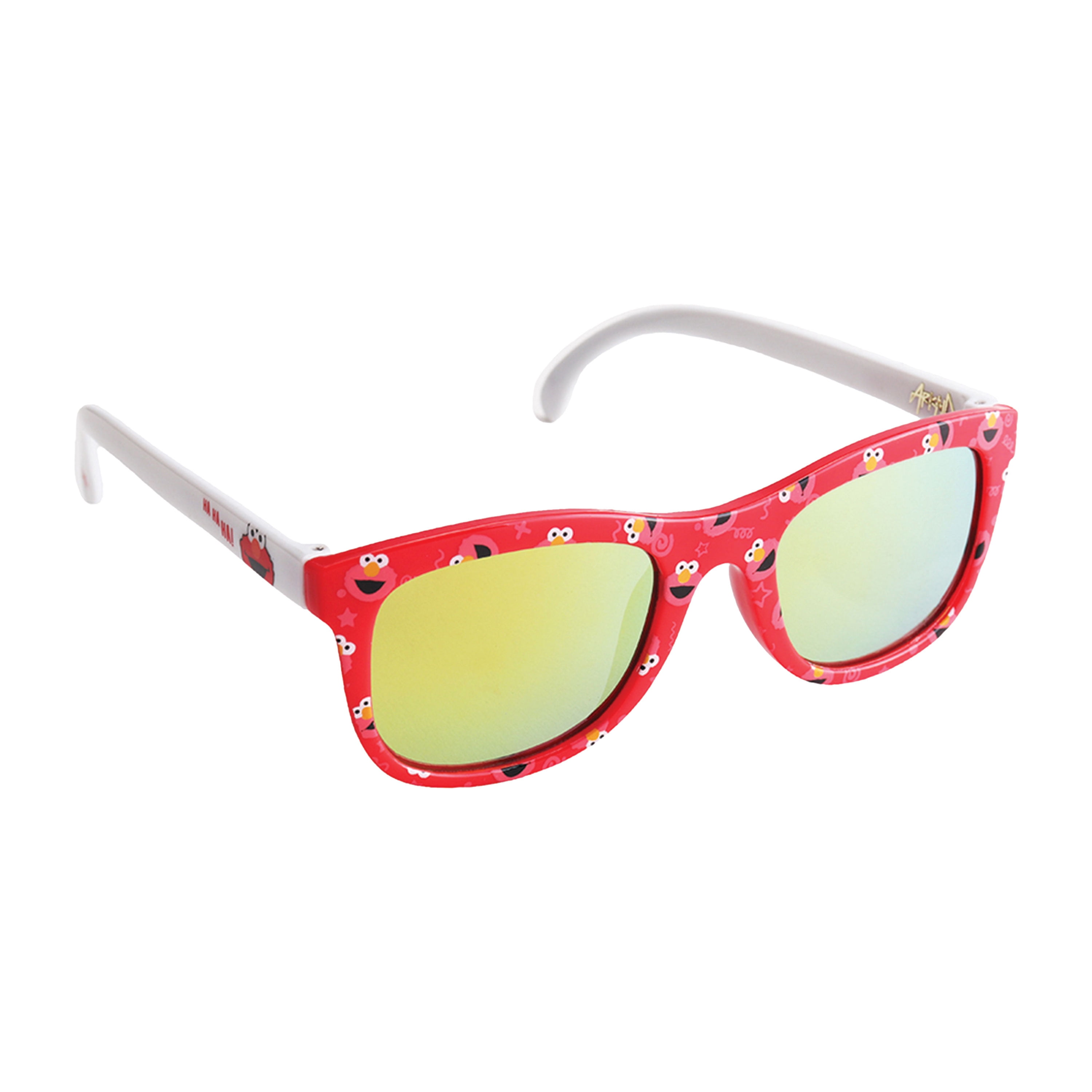 Sesame Street Kids Elmo Sunglasses – Red Frame, Yellow Mirror Lenses ...
