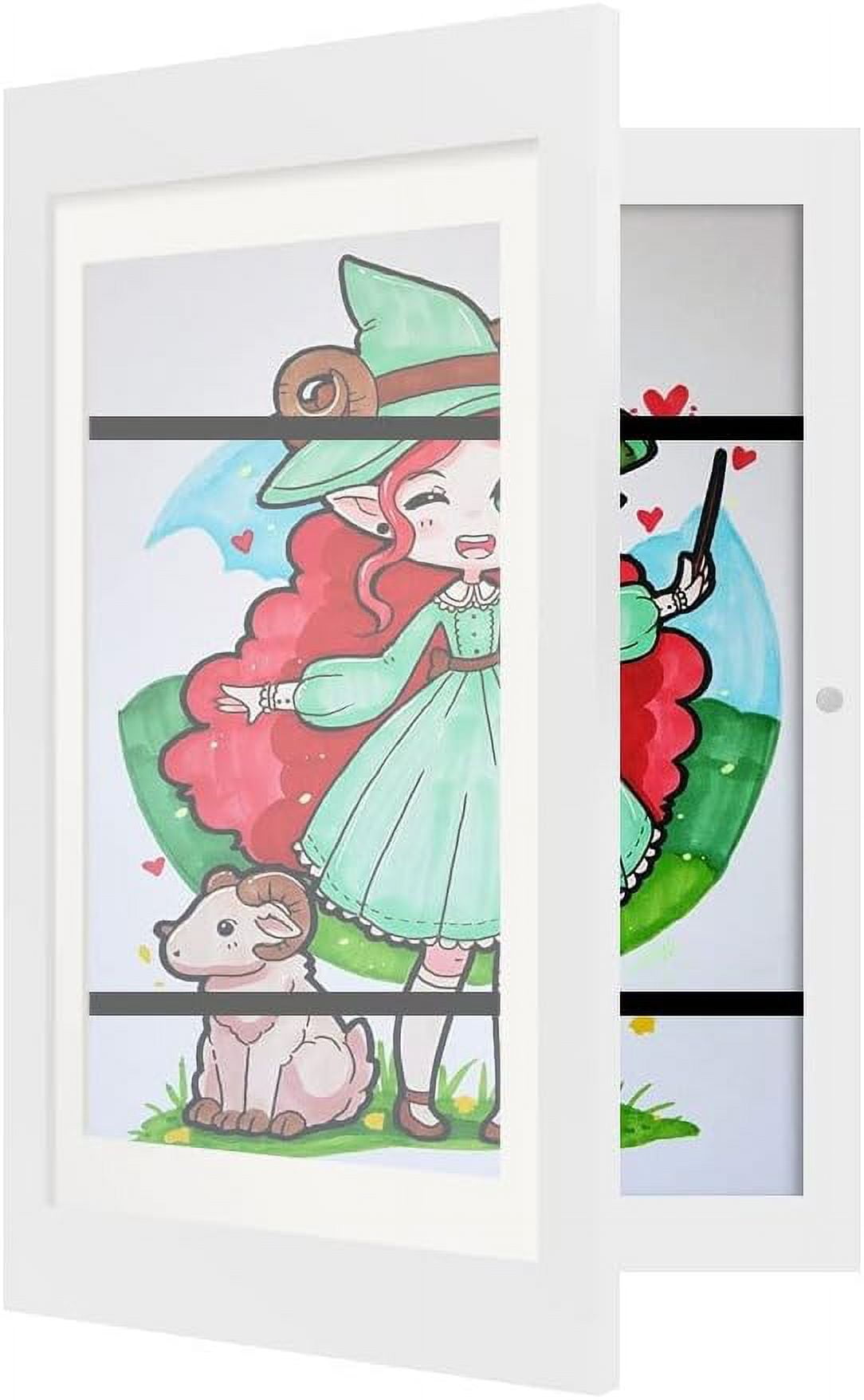 Kids Art Frames, 2023 New Changeable Art Frame for Kids, Artwork ...
