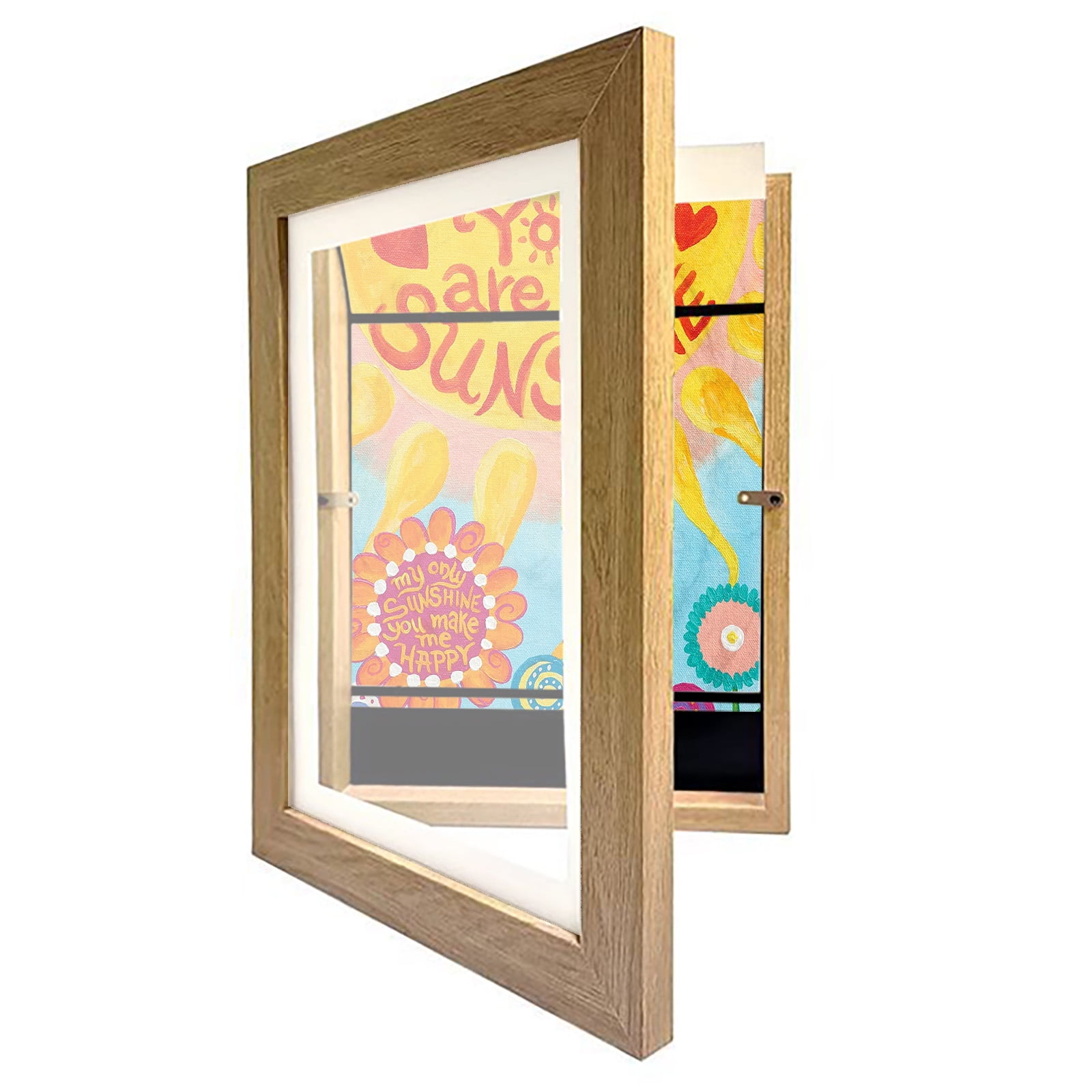 Kids Art Frames Front Opening Fillable Picture Frame Artwork Picture ...