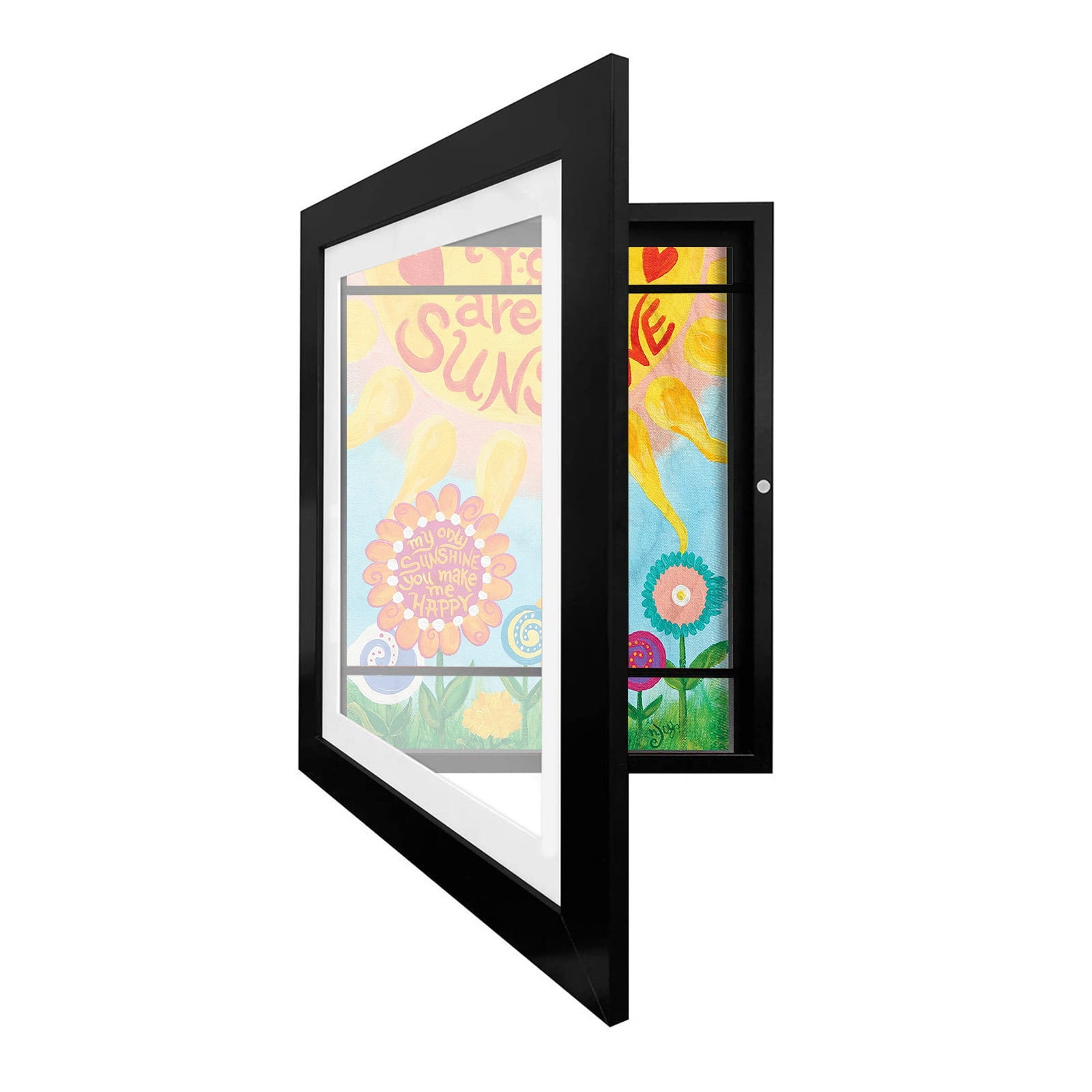 Kids Art Frames Front Opening Fillable Picture Frame Artwork Picture ...