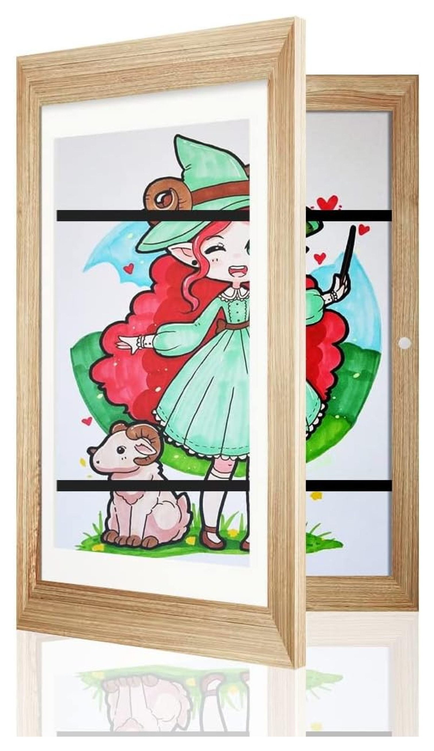 Kids Art Picture Frames, 2023 Upgrade Children Art Projects Changeable ...