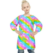 Coolmade Yellow, Pink and Blue Toddler and Child Art Smocks (2 Pack ...