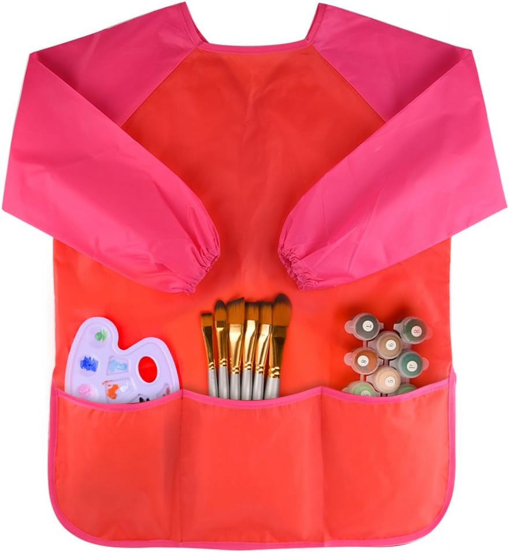 Kids Art Smocks Toddler Smock Waterproof Artist Painting Aprons Long ...