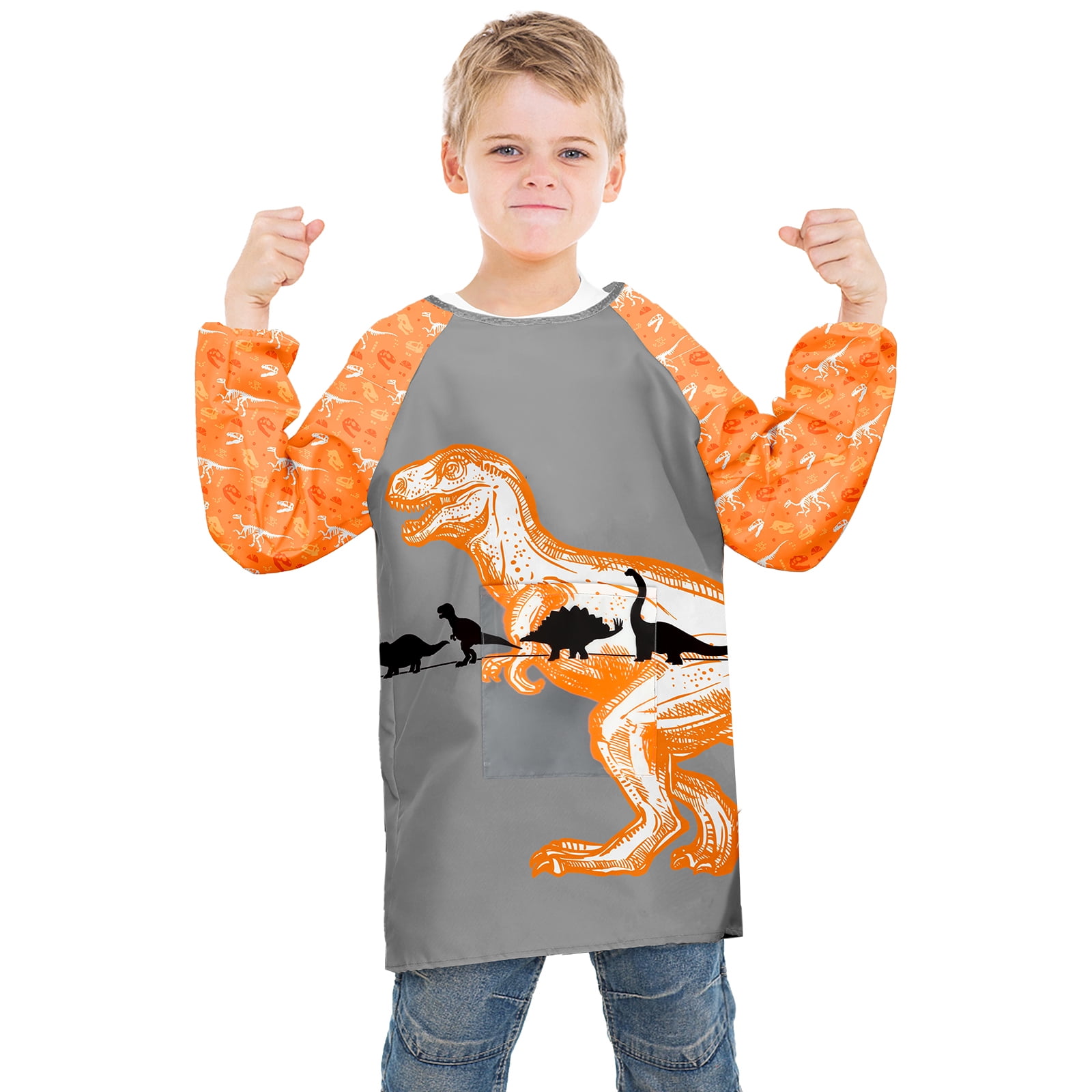 Kids Art Smocks for Painting, Waterproof Artist Rainbow Unicorn Aprons ...