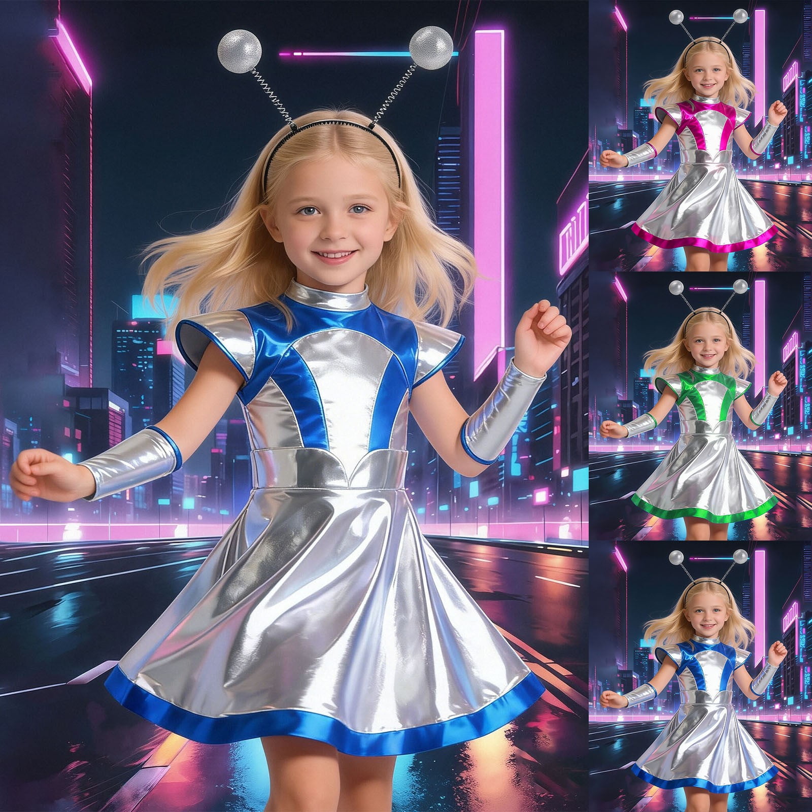 Kids Artificial Intelligence Alien Role Play Dress Up Roleplay Party ...