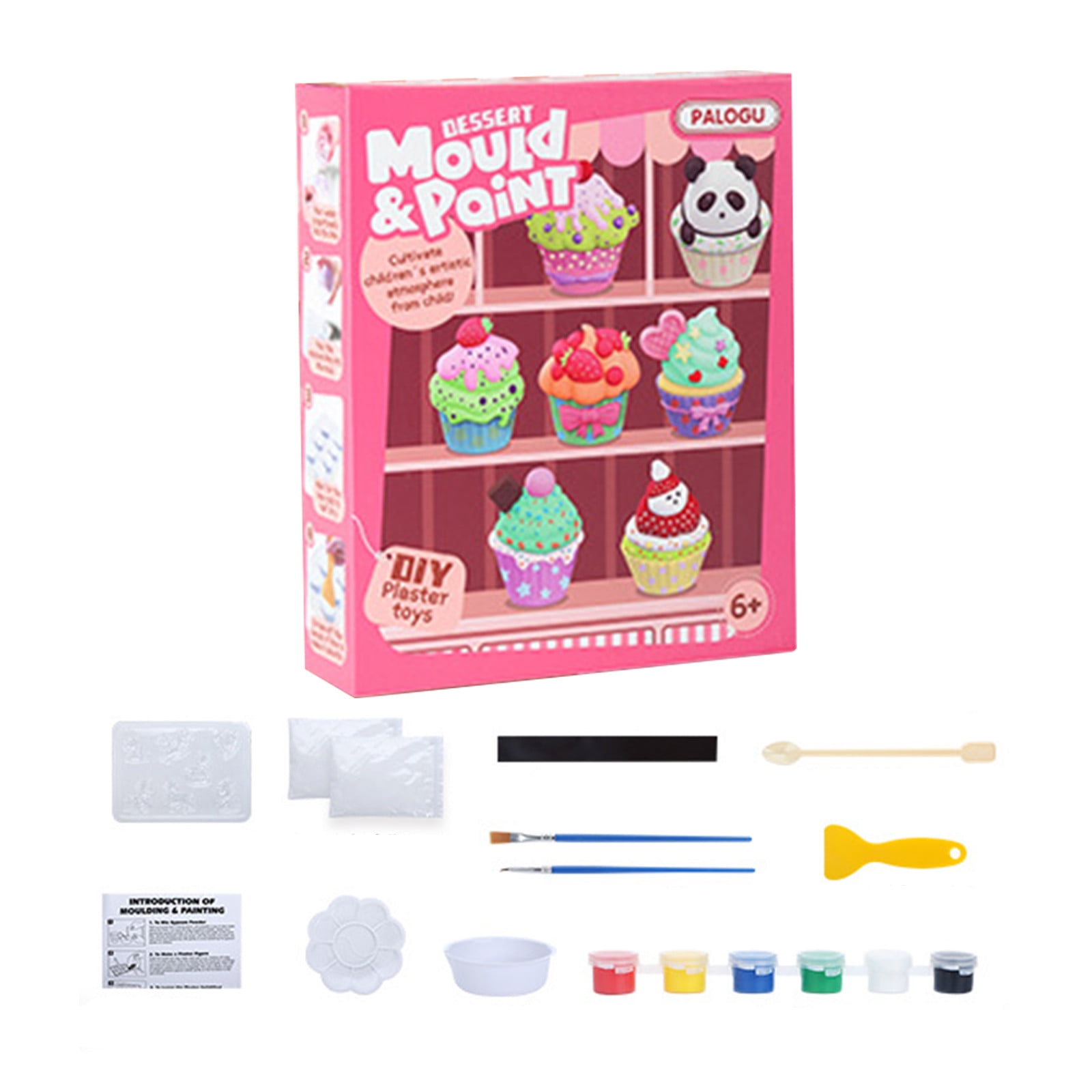 Kids Arts Crafts Set Animals Toy Painting Kit - Animals Figurines ...