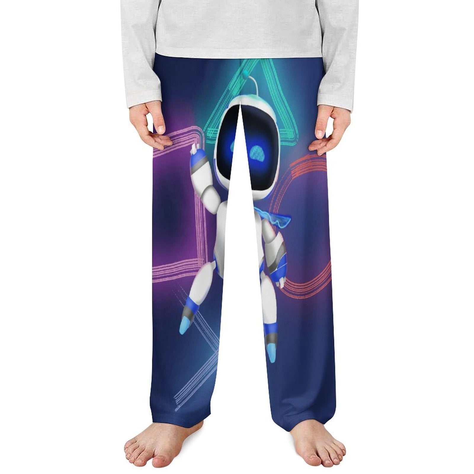 Kids Astro B-ot Pajama Pants Cartoon Long Pj Pants Cute Elastic Waist ...