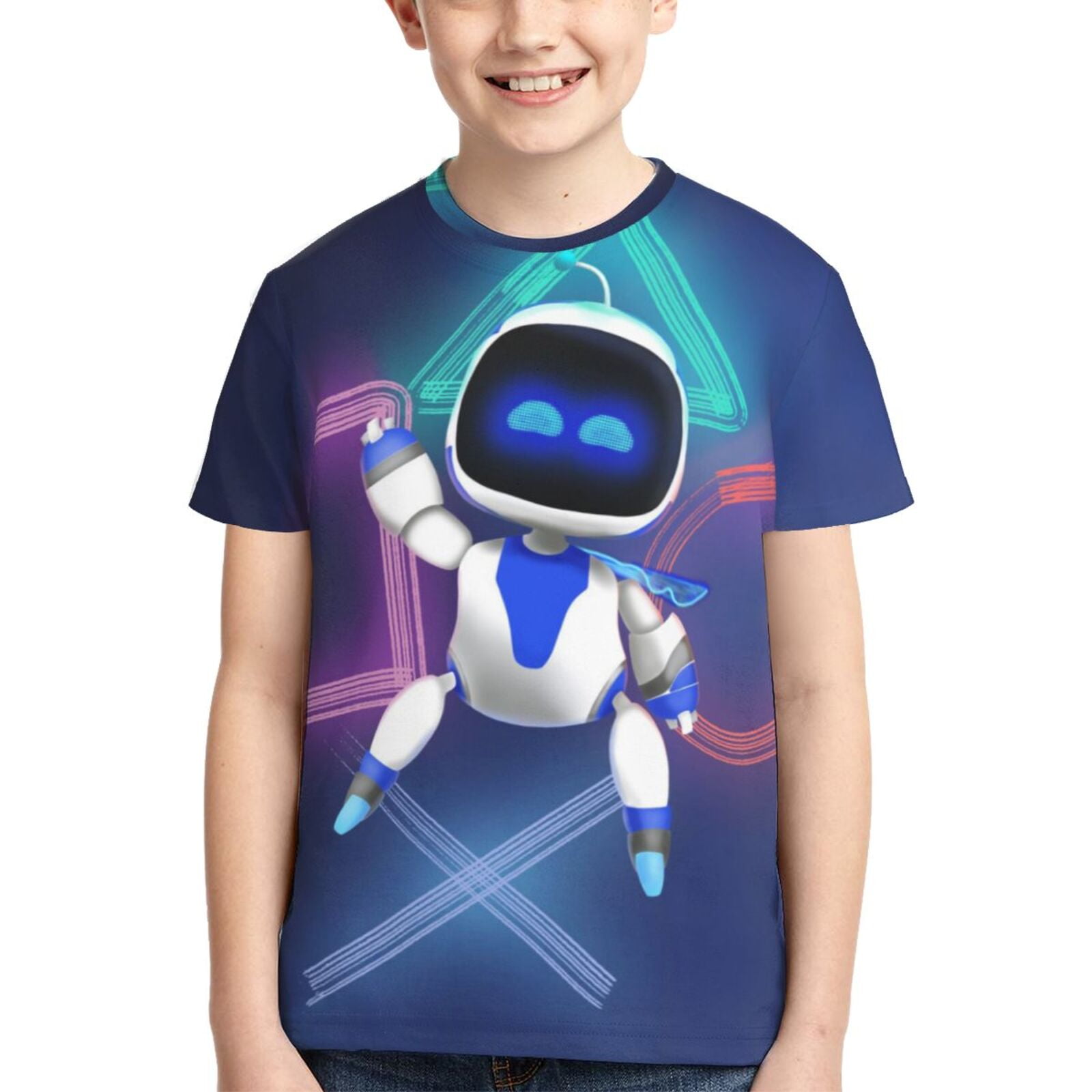 Kids Astro B-ot TShirt Graphic Cartoon Tee Shirts Short Sleeve Summer ...