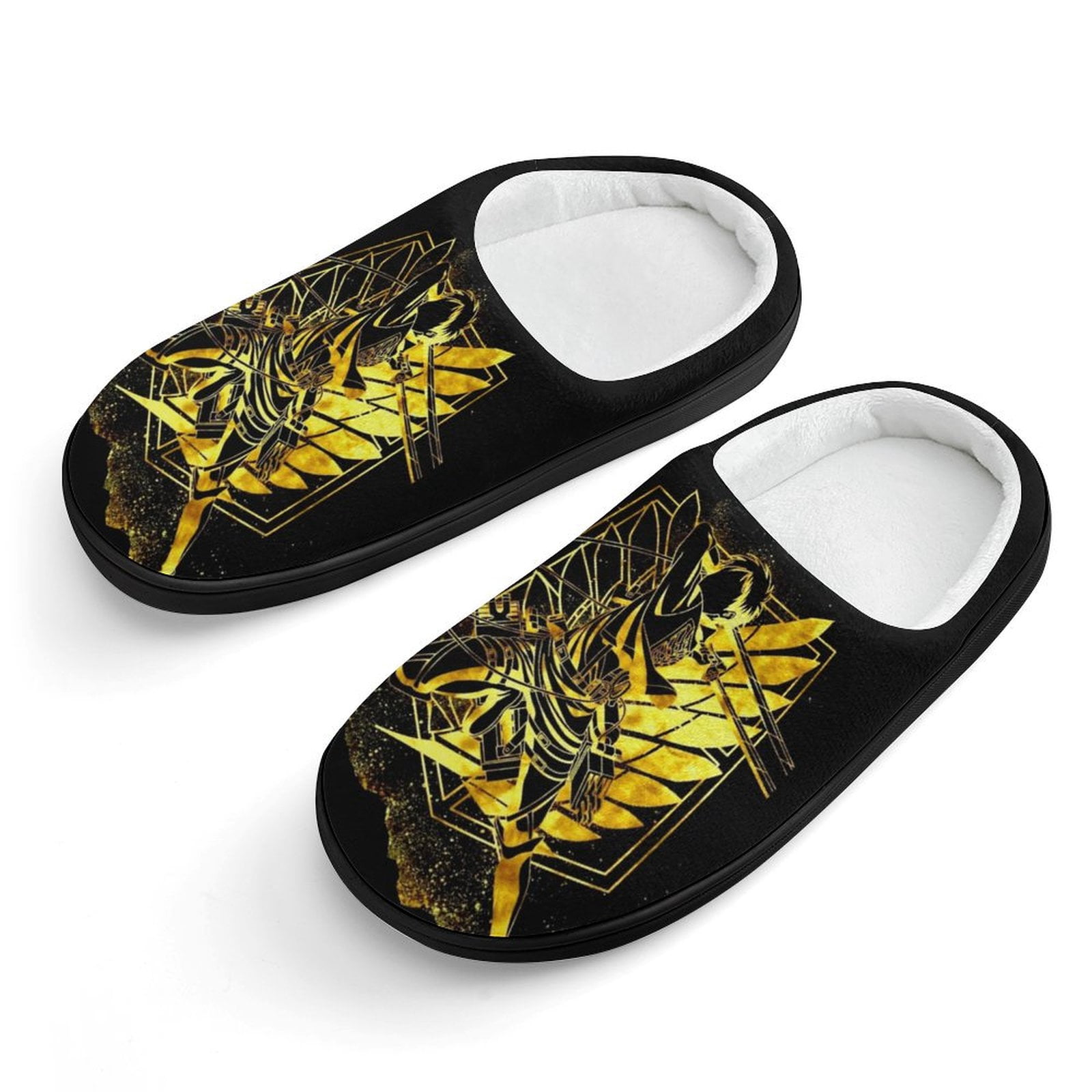 Kids Attack On Titan Cotton Slippers Slip-on House Shoes for Bedroom ...