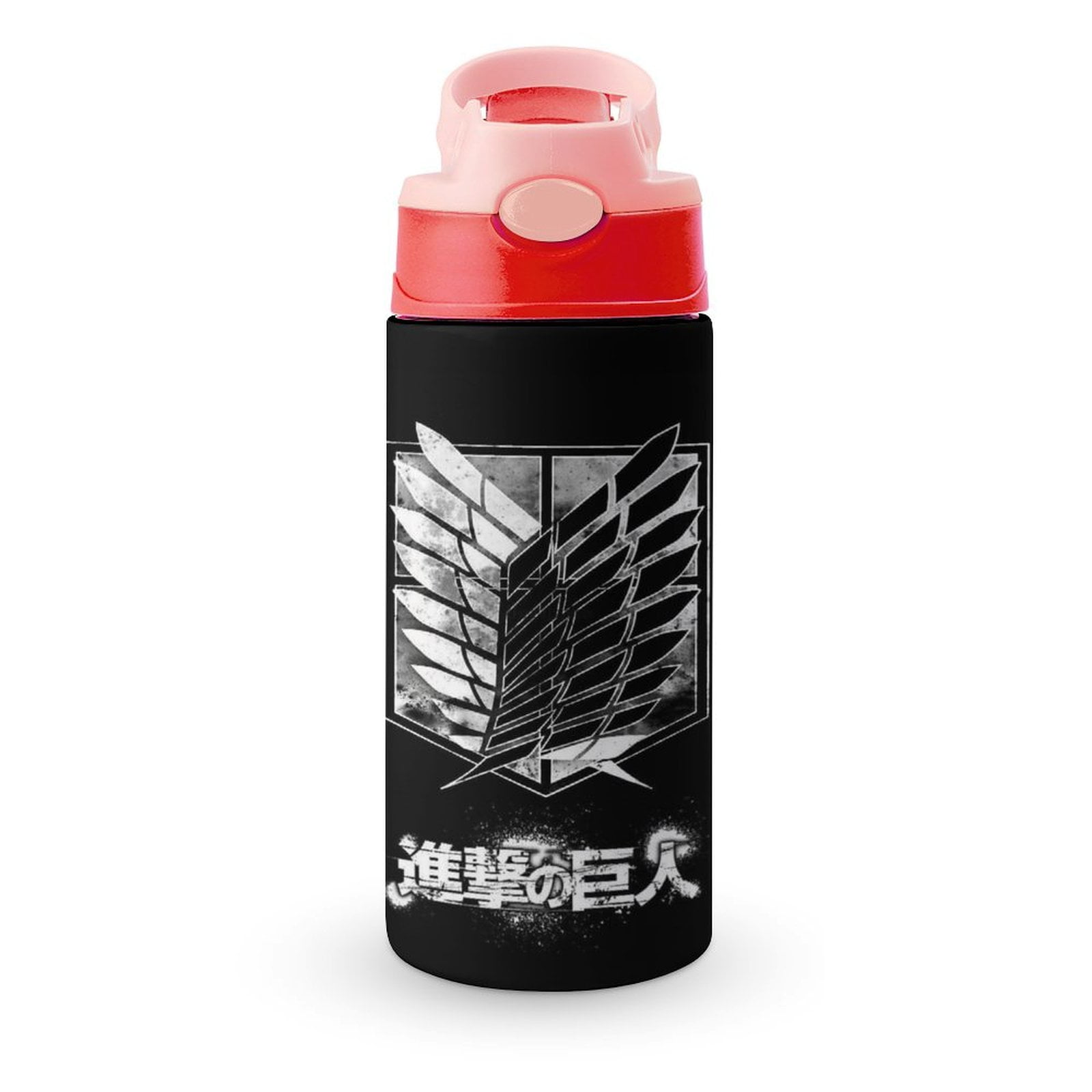 Kids Attack On Titan Water Bottle with Straw Lid Vacuum Insulated ...