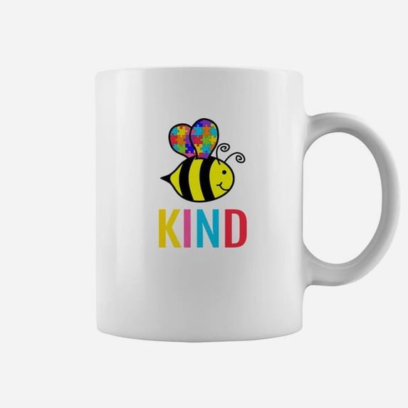 Kids Autism Awareness Bee Kind Gif Coffee Mug - Walmart.com