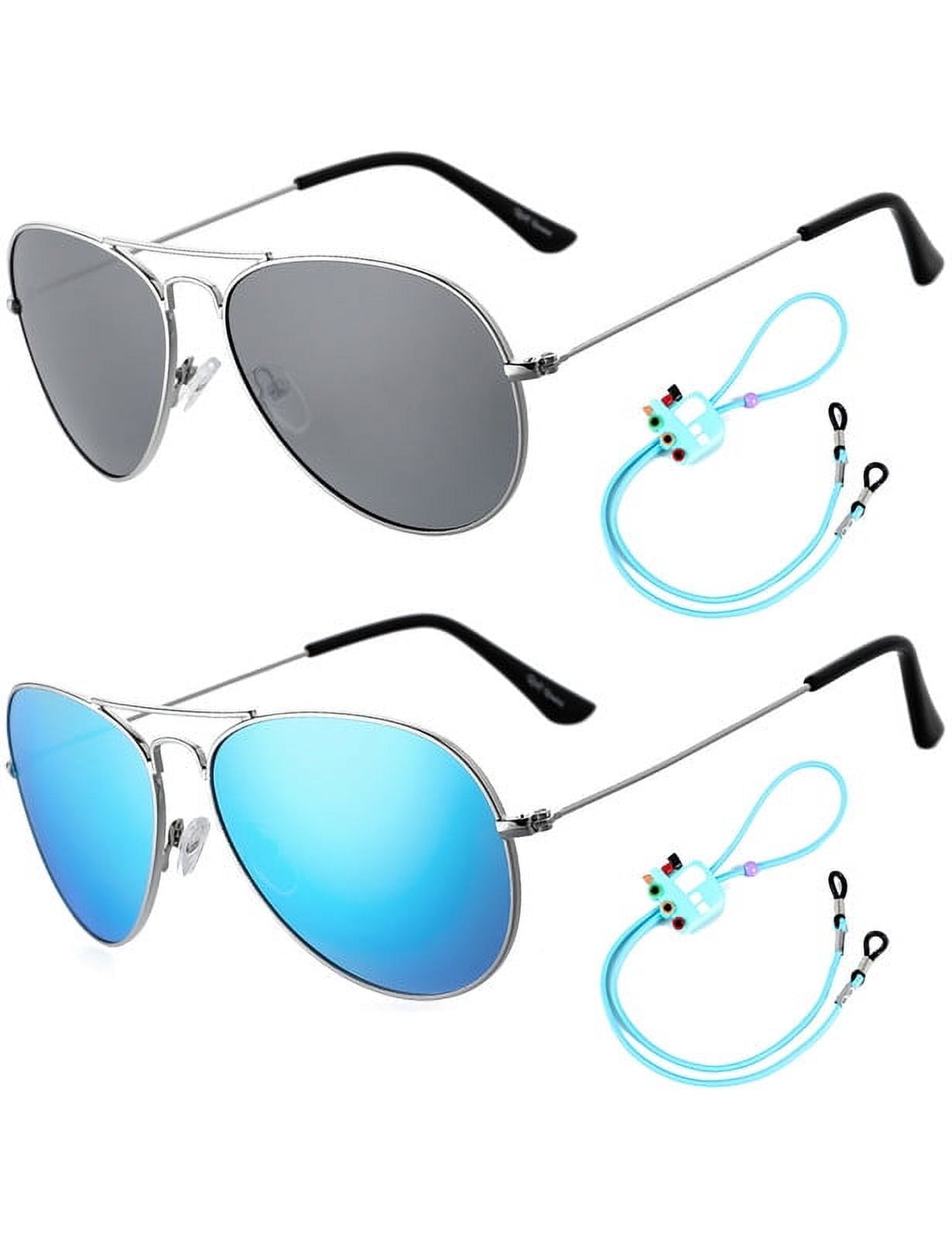 Kids Aviator Sunglasses Boys and Girls Cat.3 Sun Glasses for Baby Metal ...