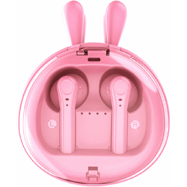 Kids BT Earbuds with Charging Case, Cute Little Devil Cartoon Earphones ...