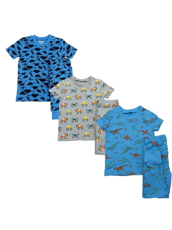 Lego Jurassic World Dinosaur Kids Short Sleeve 2 Piece Pajamas Set S21B221JW - Walmart.com