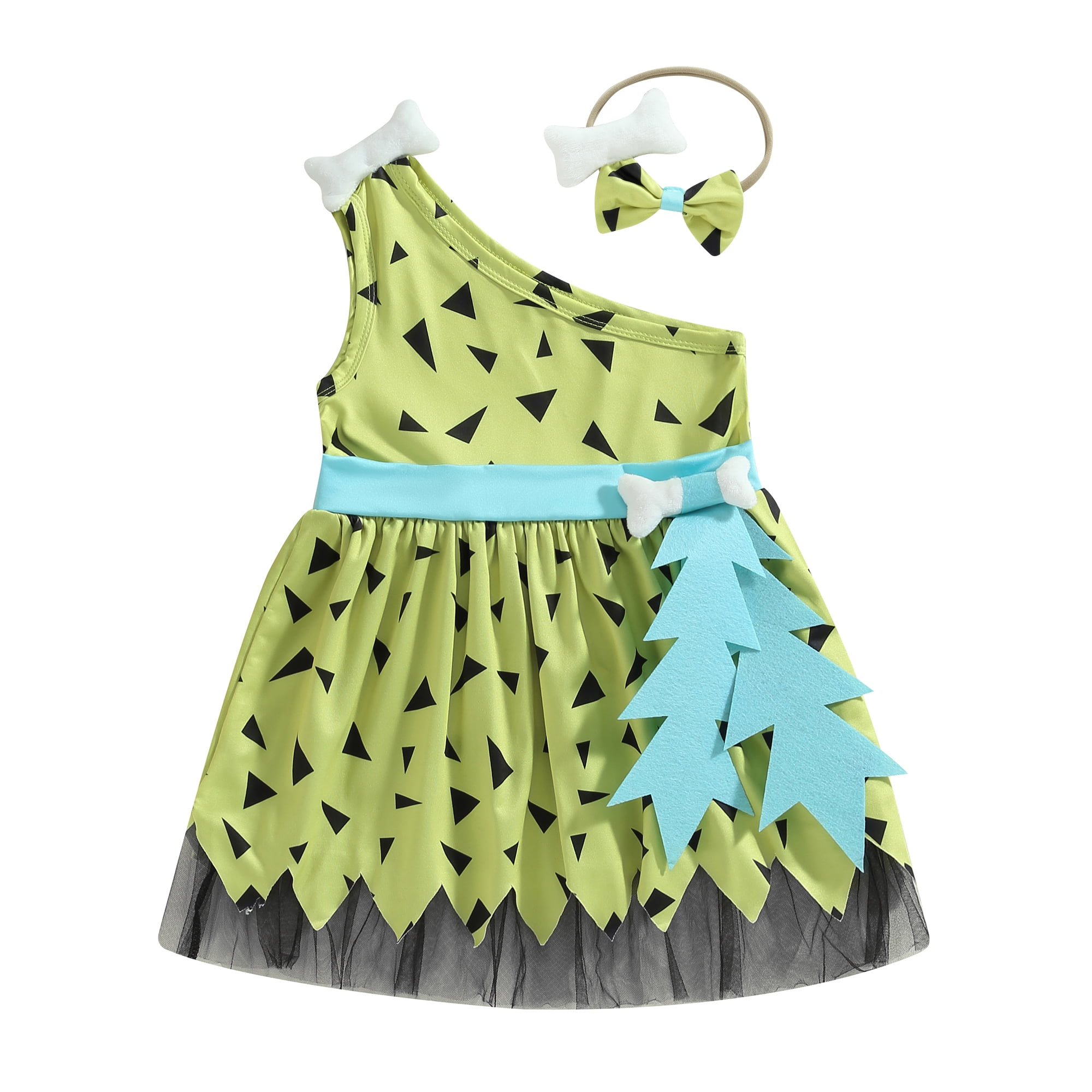 Kids Baby Bam Bam Costume Caveman Cavegirl Stone Age Costume for Girl Boy Halloween Cosplay ...