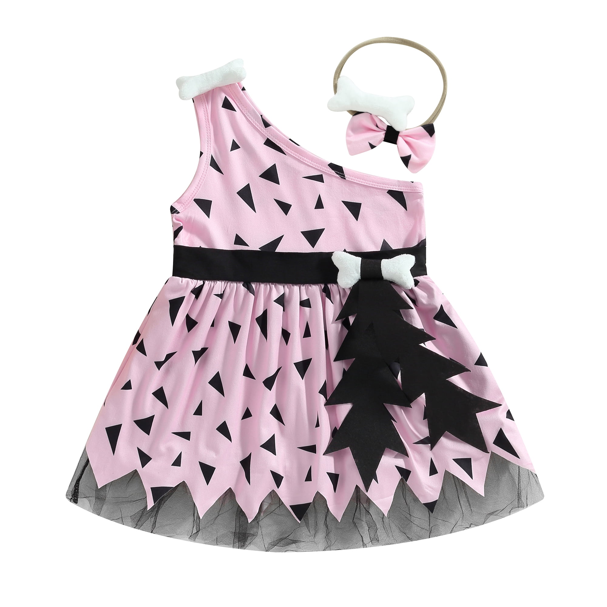 Kids Baby Bam Bam Costume Caveman Cavegirl Stone Age Costume for Girl ...