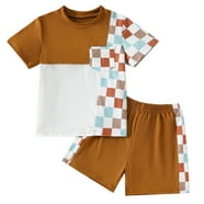 Disney Pixar Cars Lightning McQueen Boys T-Shirt and Shorts Set ...