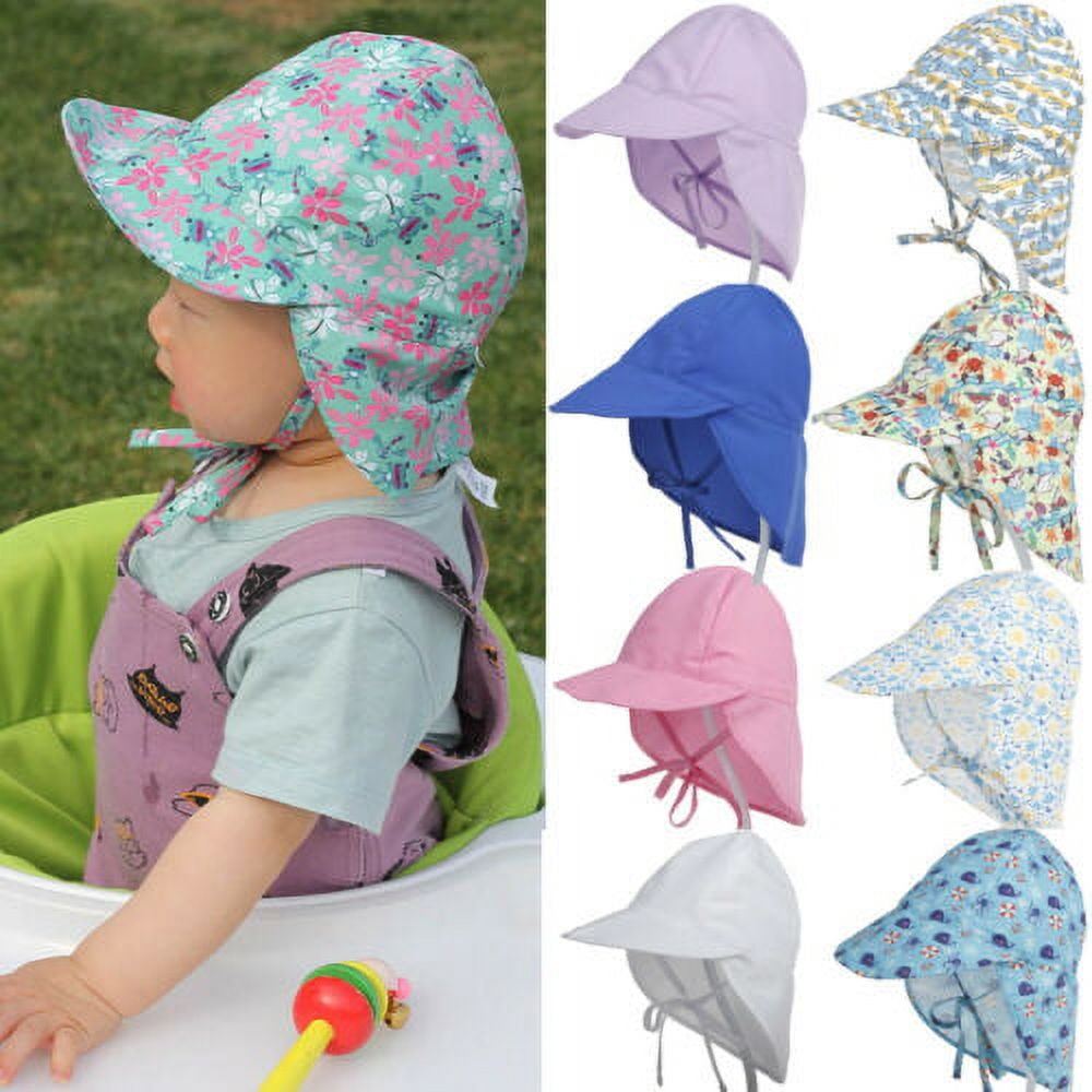 Kids Baby Girl Boy Sun Hat UPF50+ Sun Protection Bucket Hat Toddler ...