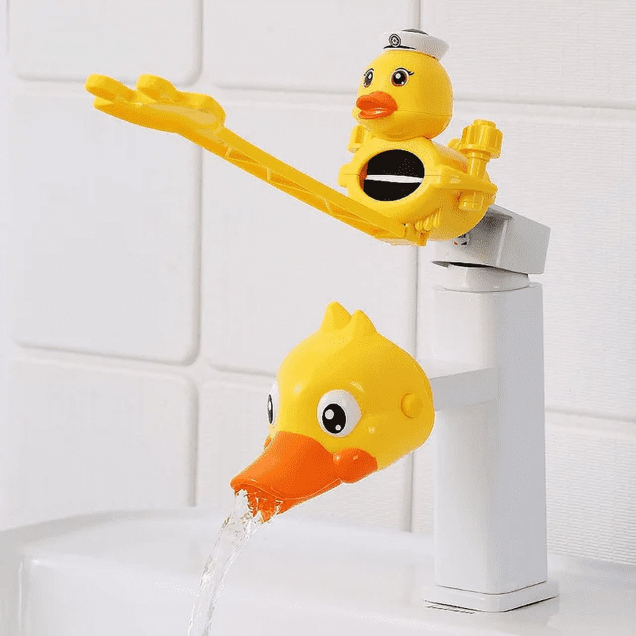 Kids Baby Nerdy Duck Cartoon Tap Extender Kids Handwashing Bathroom ...