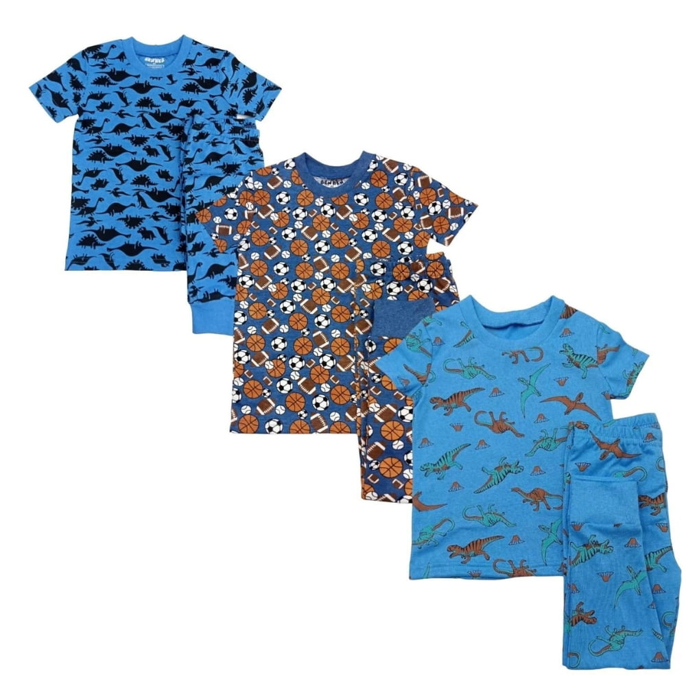 Kids Baby Toddler Boy Pajamas Set Clothes Sleepwear Snug Fit - 3 Pack ...