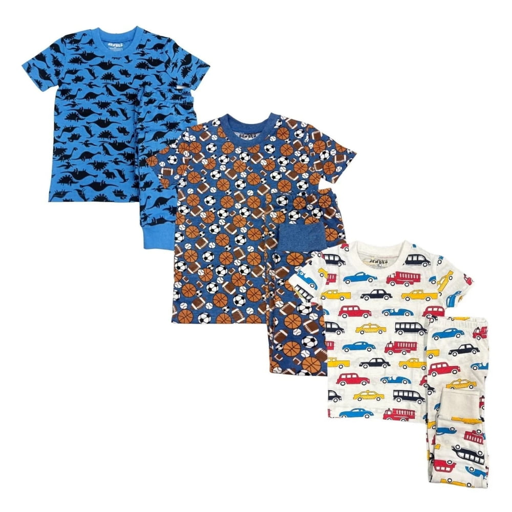 Kids Baby Toddler Boy Pajamas Set Clothes Sleepwear Snug Fit - 3 Pack ...