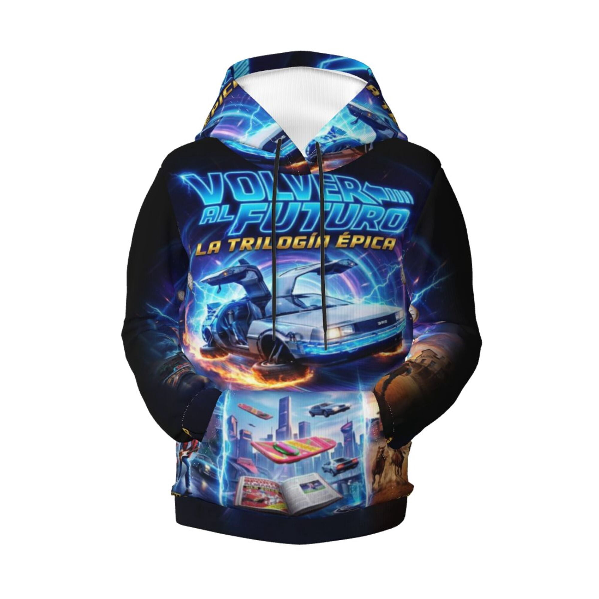 Kids Back T0 Movie Future Hoodie 3D Printed Fashion Novelty Pullover Sweatshirt with Pockets ...