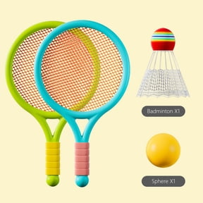 TychoTyke Kids Tennis Racket Play Set 2 Rackets and Balls Outdoor Pink ...